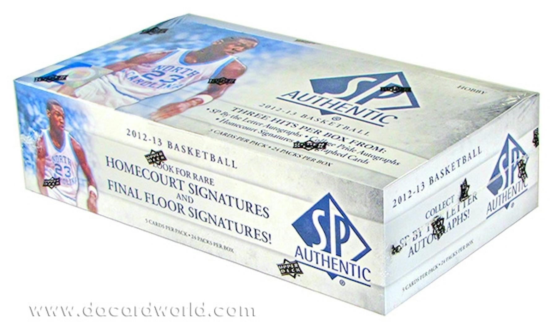 2012 13 Upper Deck Sp Authentic Basketball Hobby Box Da Card World