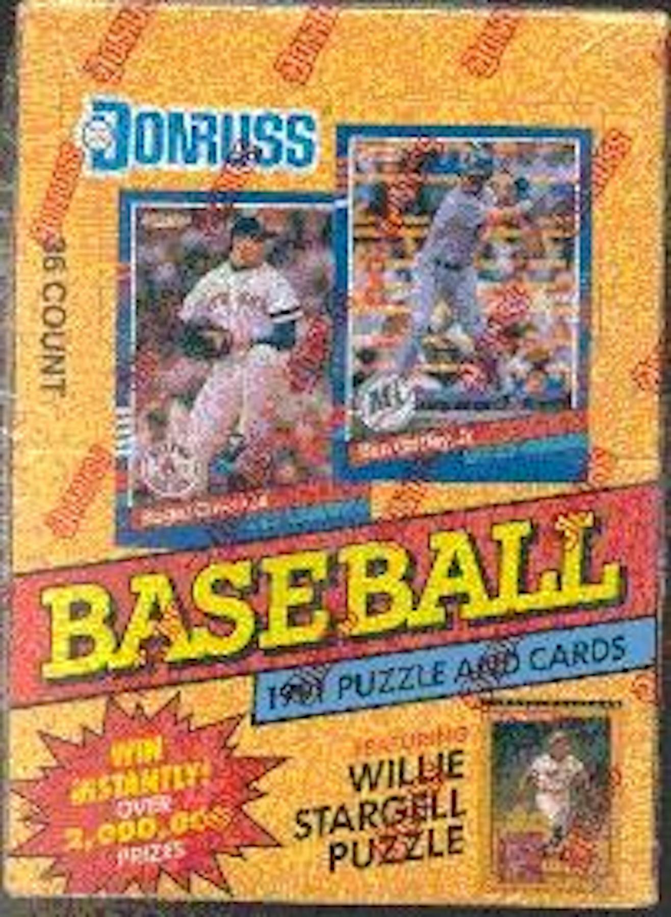 1991 Donruss Series 1 Baseball Wax Box | Da Card World